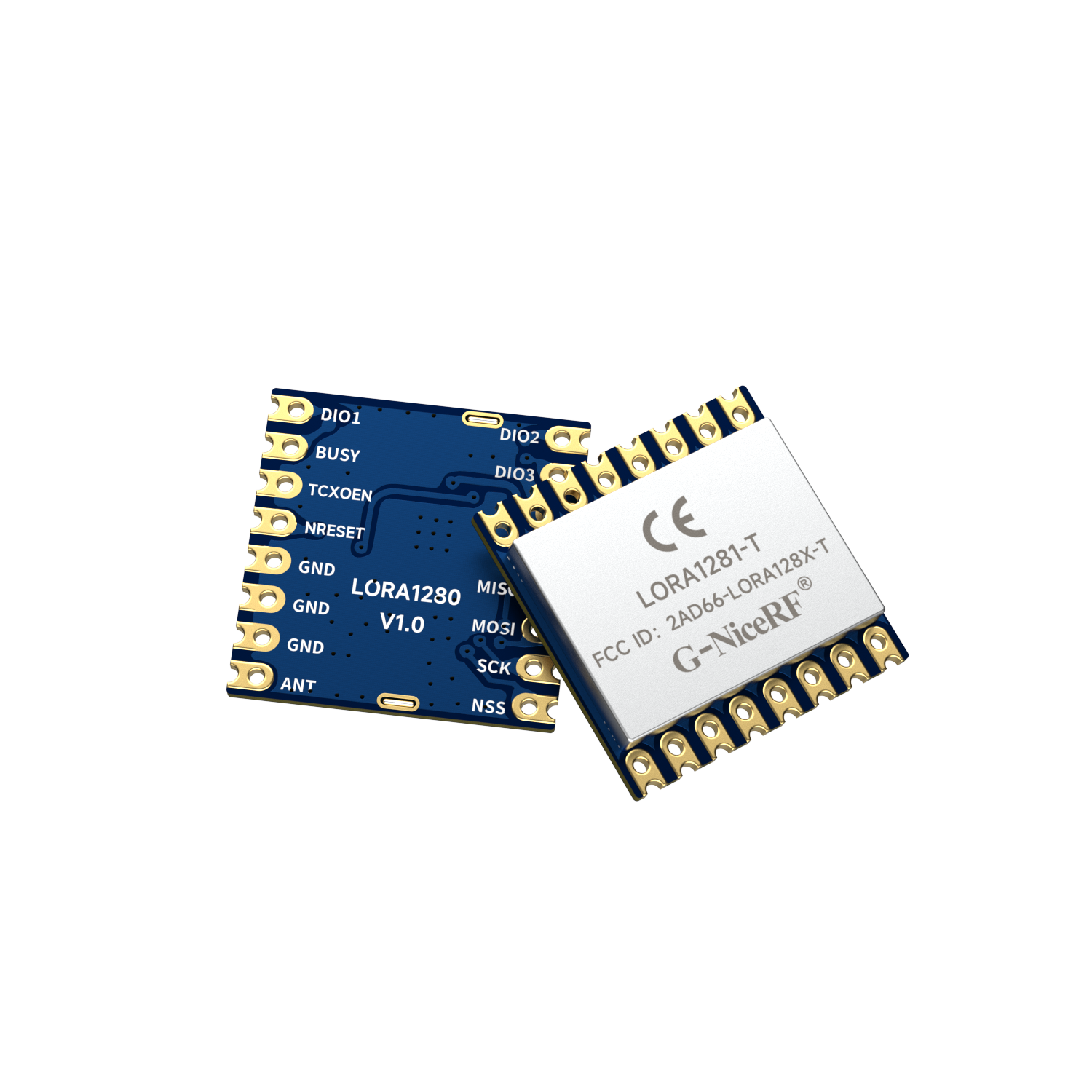 LoRa1281-TCXO : FCC ID&CE-RED certification SX1281 2.4GHz Certified ...