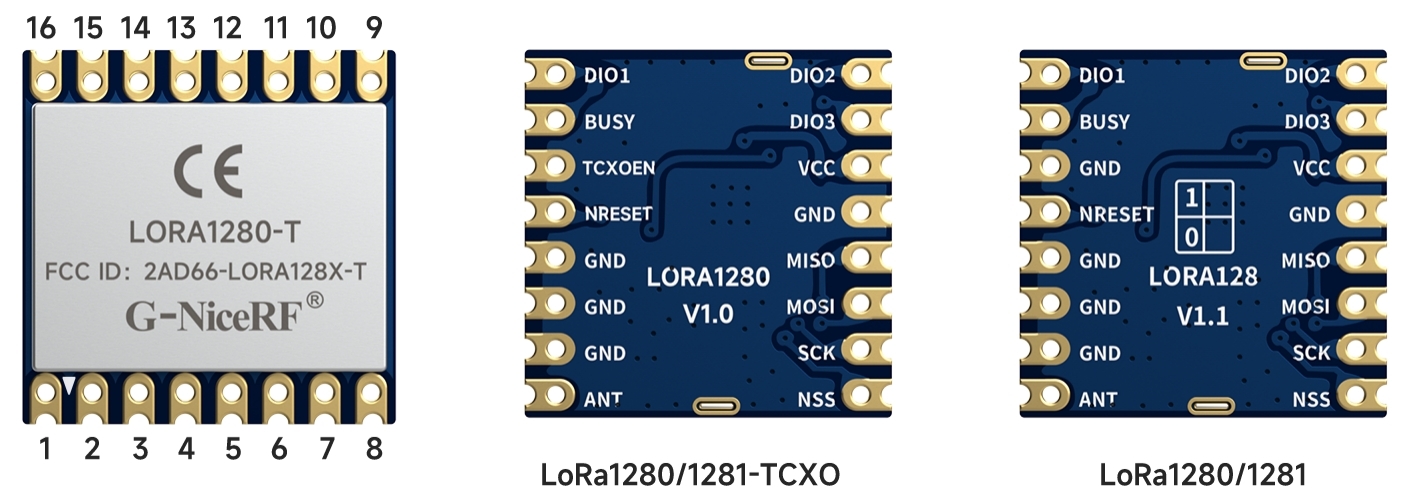 2.4GHz LoRa modules using SX1280 and SX1281 With ESD protection-2.4G ...