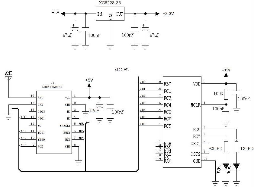 SX1262 LoRa Modulen- 2W TCXO With ESD Protectio-LoRa1262F30 | G-NiceRF
