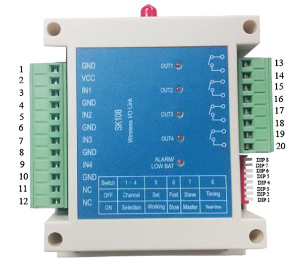 1W 4 Channel RC Transmitter And Receiver Module -SK108 | G-NinceRF
