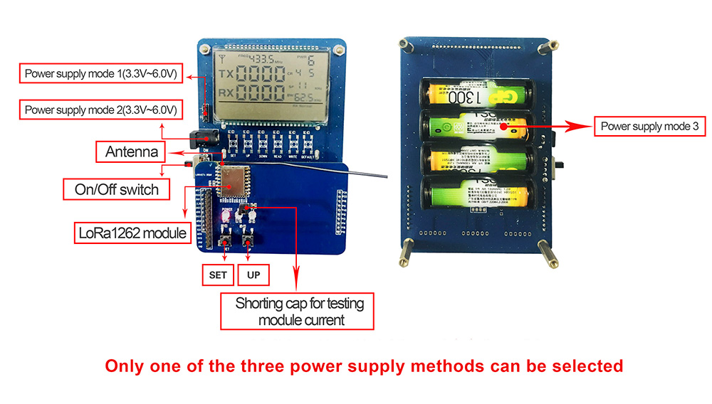 DEMO kit tutorial of LoRa module LoRa1262