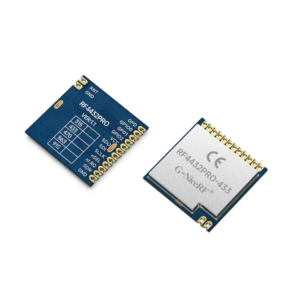 433MHz CE-RED Certified RF Transmitter and Receiver Module-Si4432 FSK ...