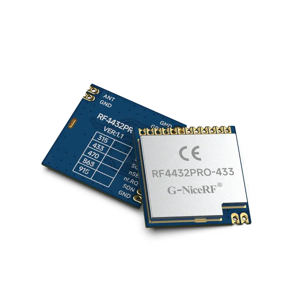 433MHz CE-RED Certified RF Transmitter and Receiver Module-Si4432 FSK ...