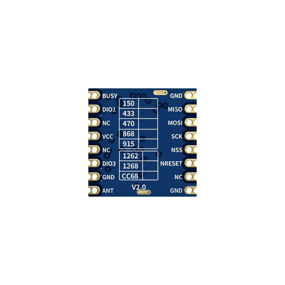 LoRa1262-915 : FCC ID Certified SX1262 915MHz LoRa Module with ESD ...