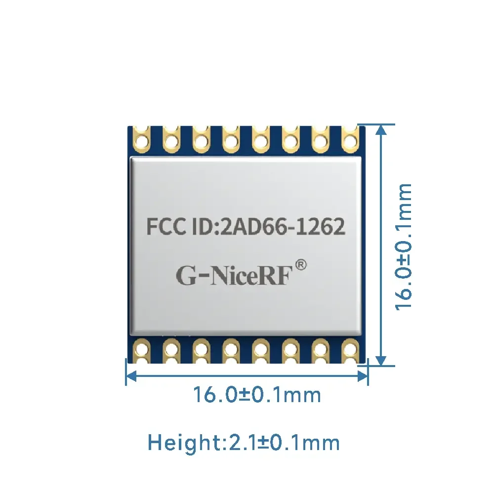 LoRa1262-915 : FCC ID Certified SX1262 915MHz LoRa Module with ESD ...